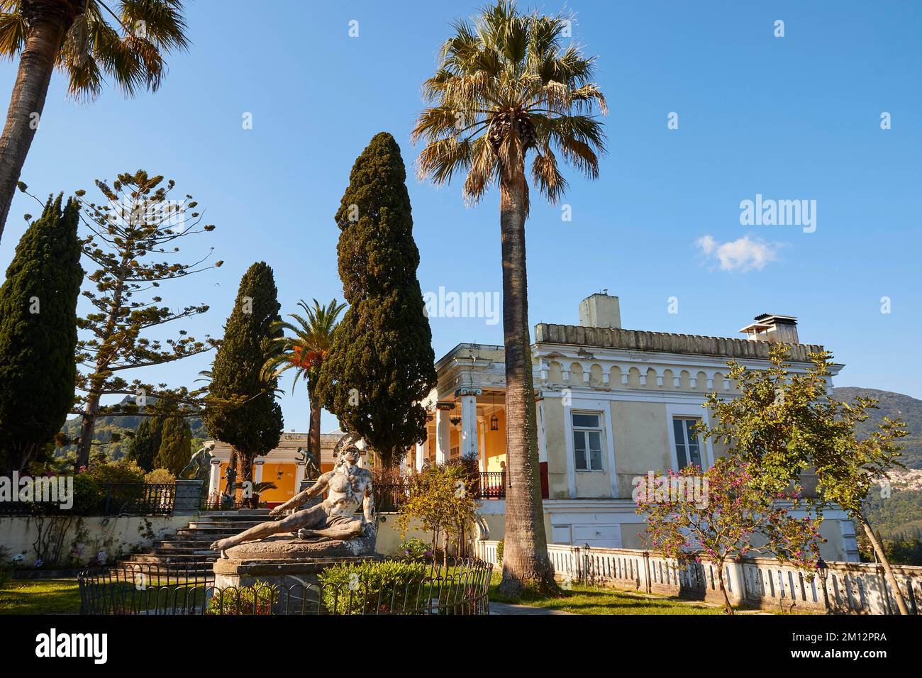 Achilleion, residence of Empress Sissi, finished in 1889, architecture ...