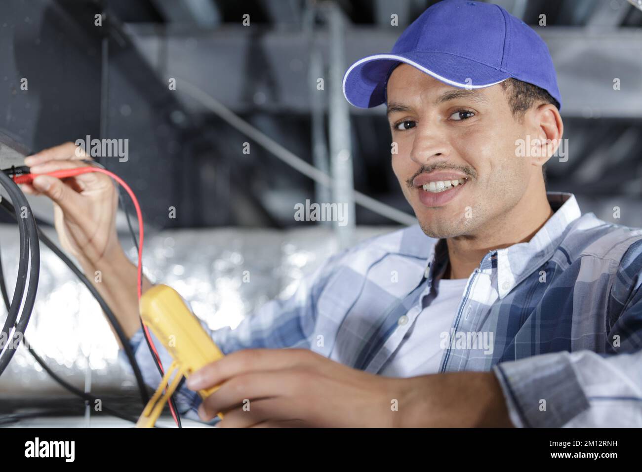 Check electrical system in hi-res stock photography and images - Alamy