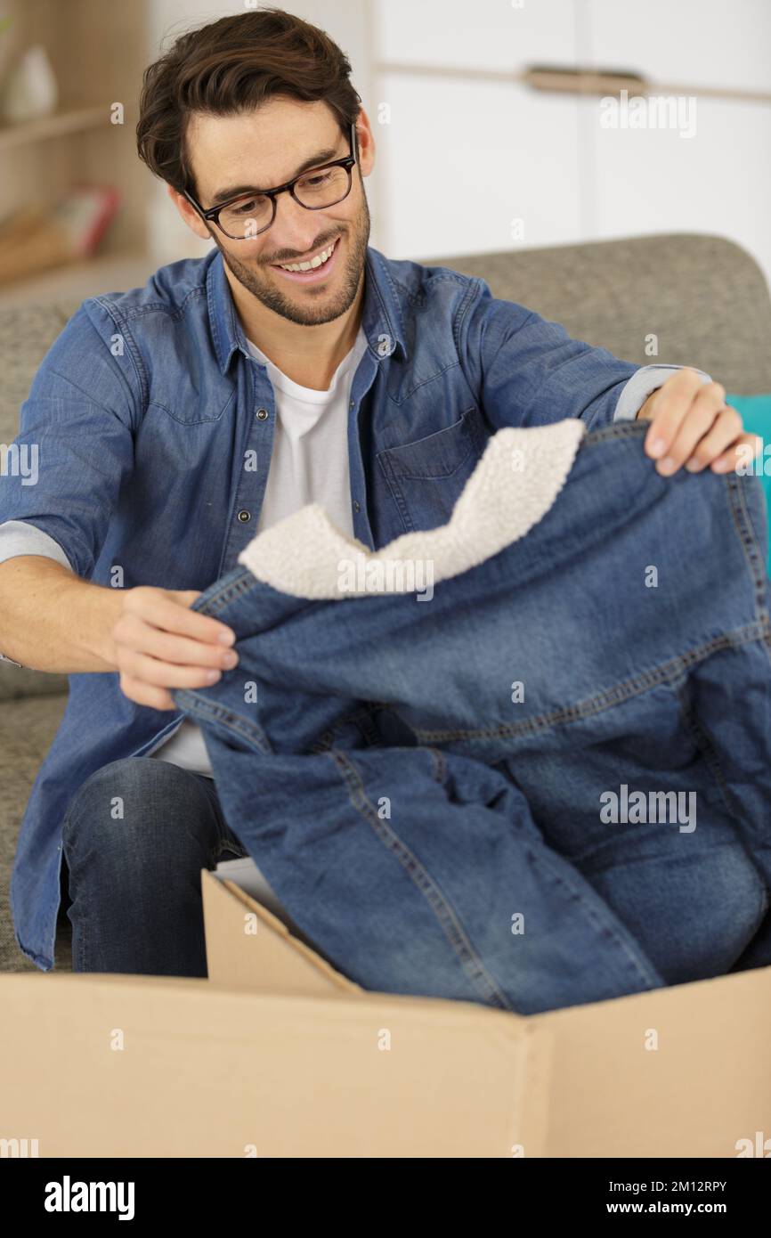 Image handsome unshaven young hi-res stock photography and images - Alamy