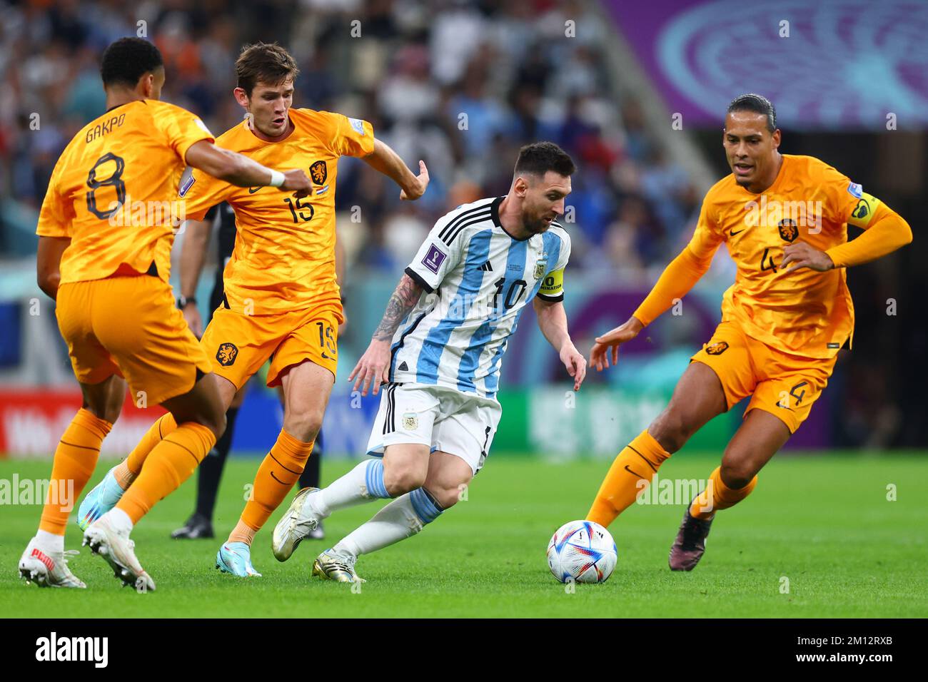 Lusail, Qatar. 09th Dec, 2022. Soccer, World Cup, Netherlands ...