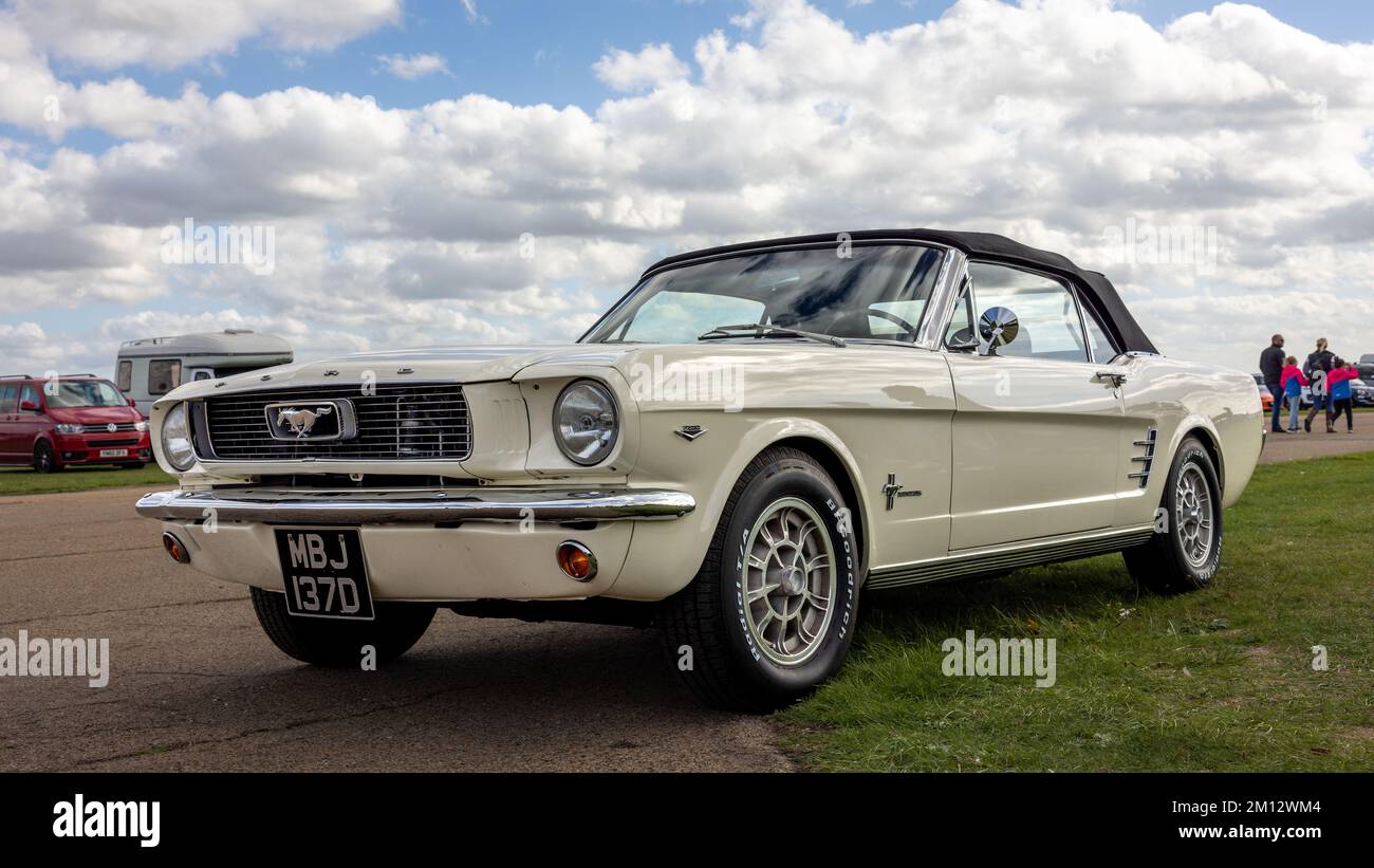 1966 Ford Mustang ‘MBJ 137D’ on display at the October Scramble held at ...