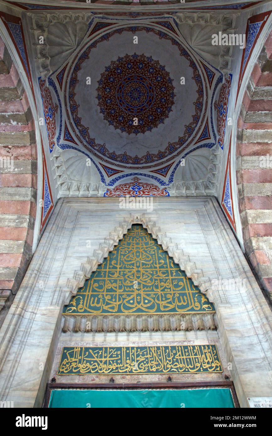 Located in Istanbul, Turkey, Kılıç Ali Pasha Mosque was built in the ...