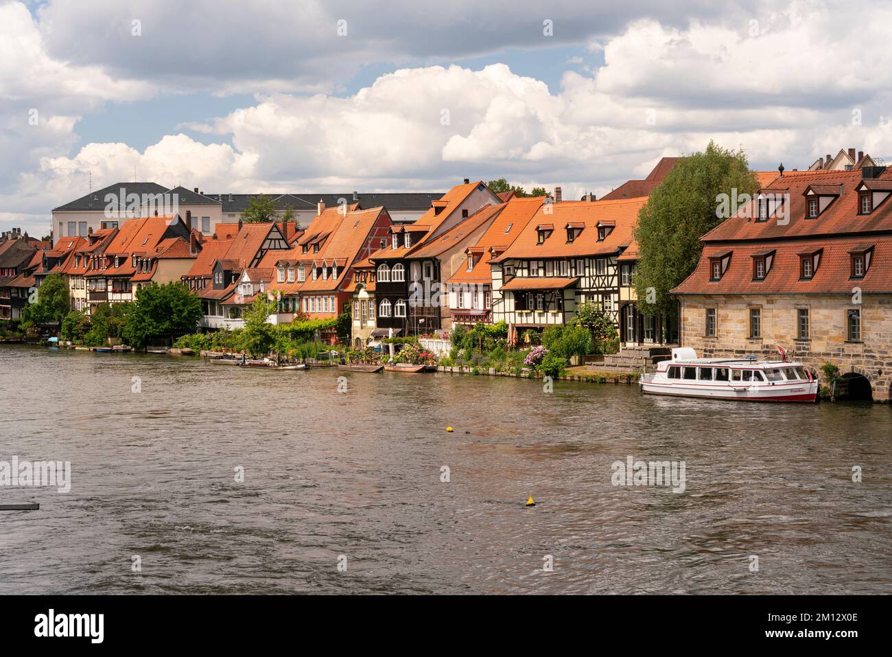 The former fishing settlement "Little Venice" in the Bamberg island ...