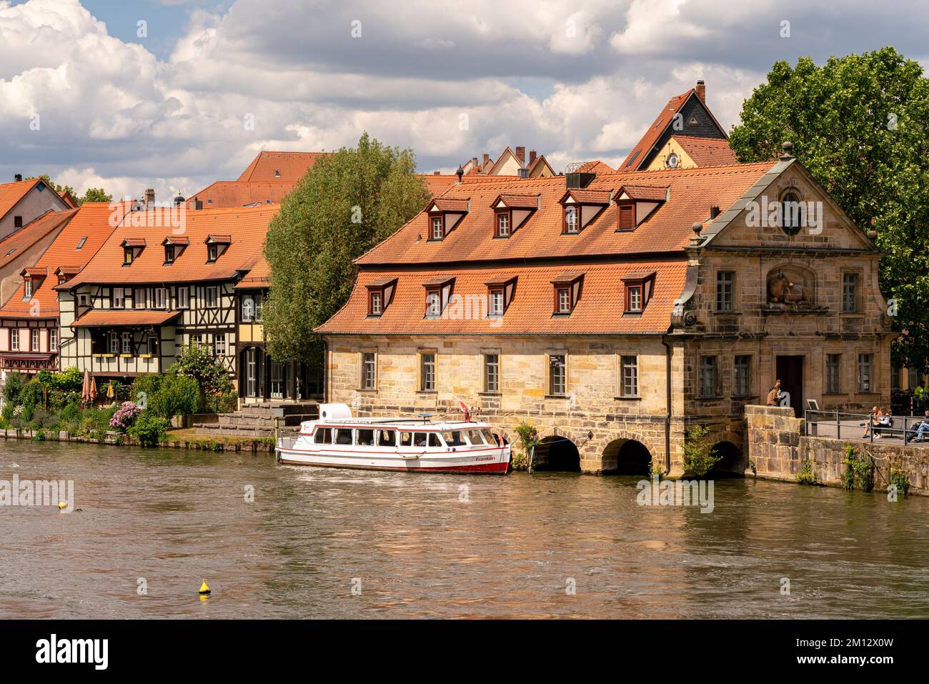 The former fishing settlement "Little Venice" in the Bamberg island ...