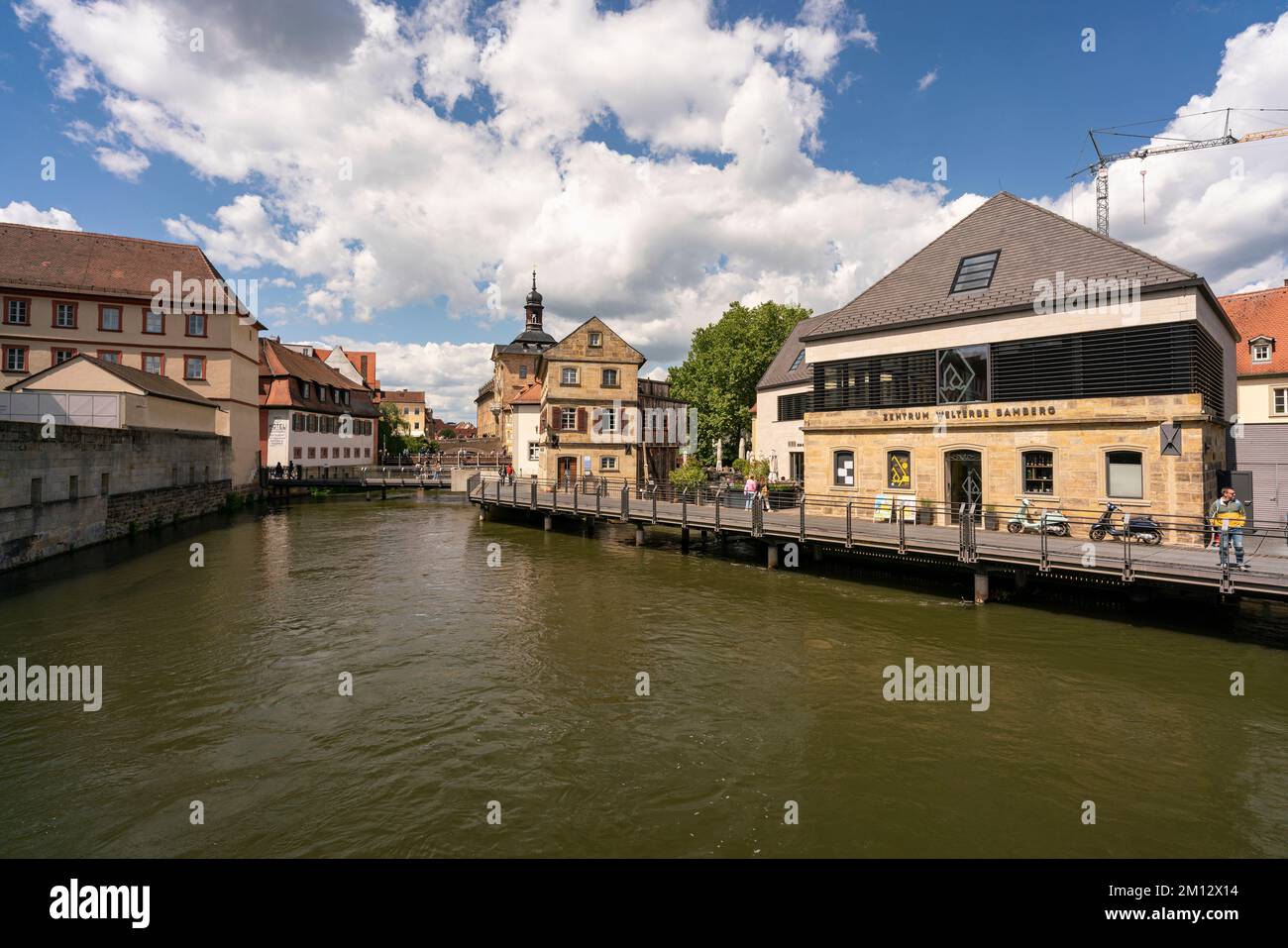 Historic Old Town in the UNESCO World Heritage City of Bamberg, Upper ...