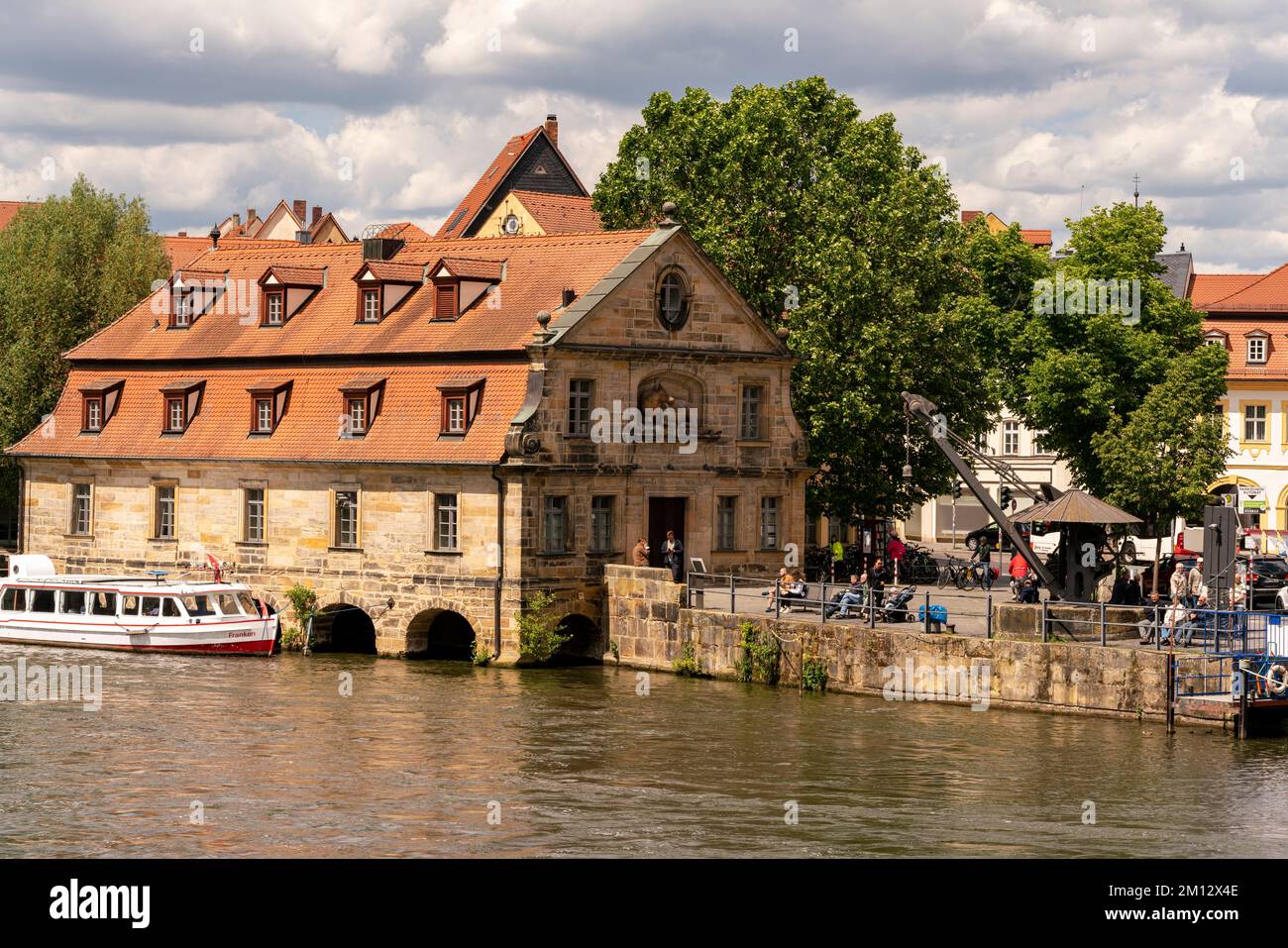The former fishing settlement "Little Venice" in the Bamberg island ...