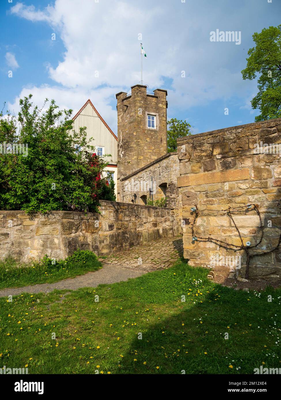 Königsberg Castle, Haßfurt County, Lower Franconia, Bavaria, Germany ...