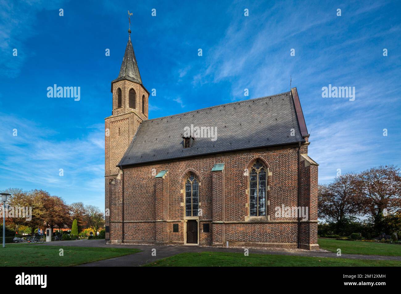 Germany, Gescher, Berkel, nature park Hohe Mark Westmuensterland ...