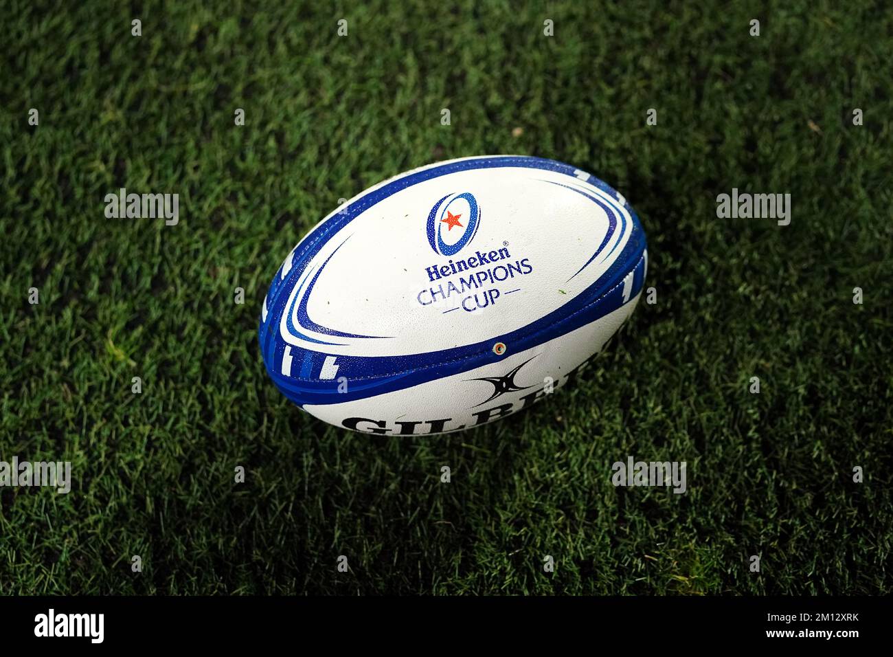 Close up of the official Heineken Champions Cup ball before the ...