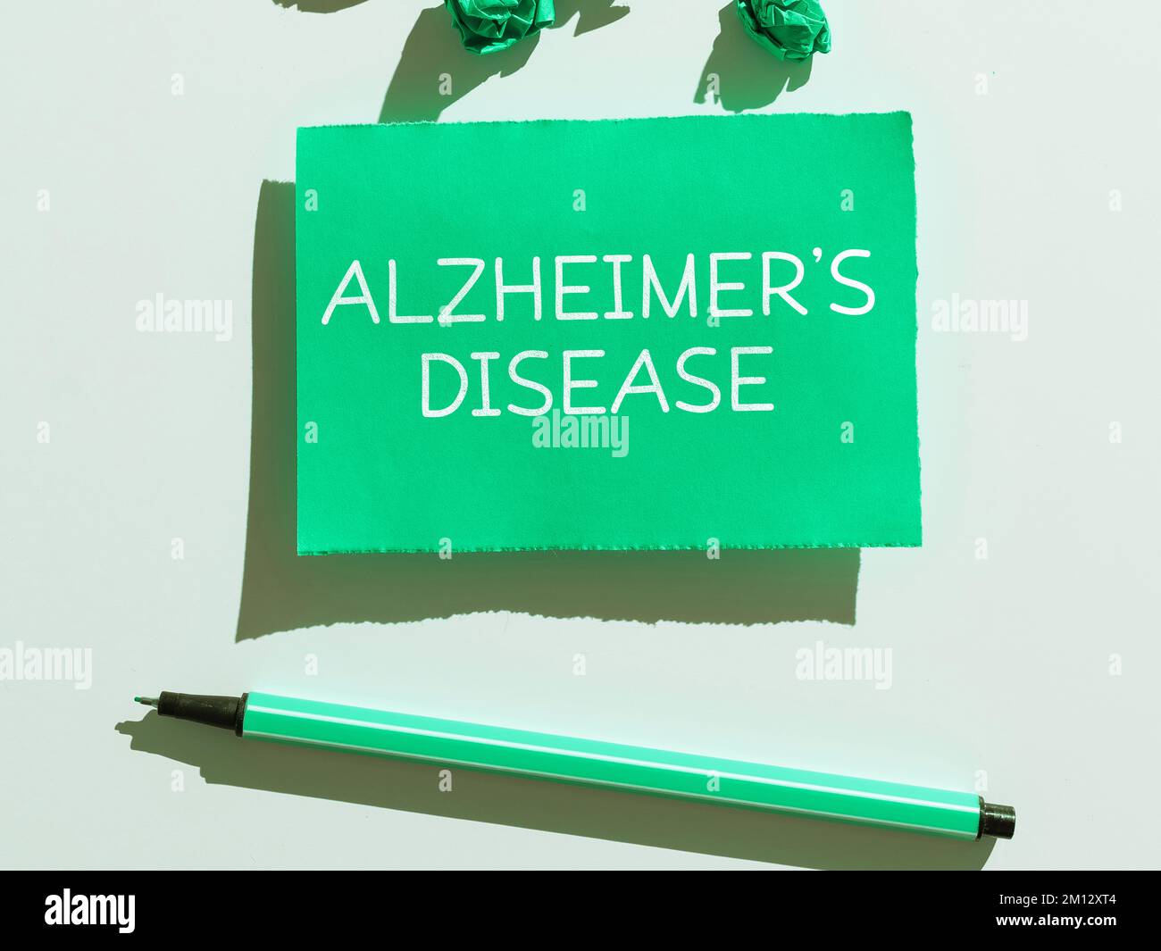 Conceptual caption Alzheimer's Disease. Conceptual photo Advanced ...