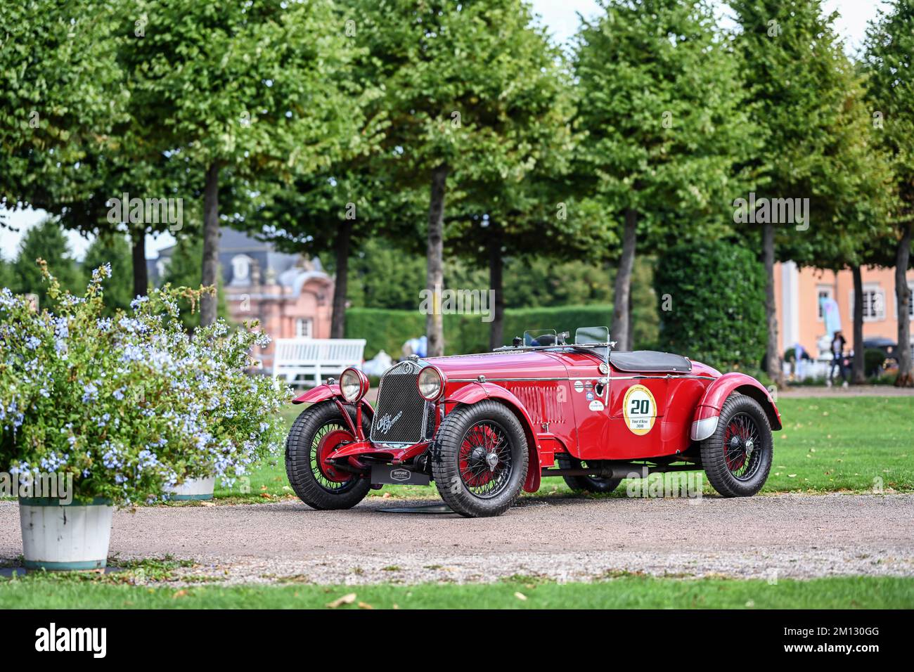 Schwetzingen, Baden-Wuerttemberg, Germany, Concours d'Elégance im ...