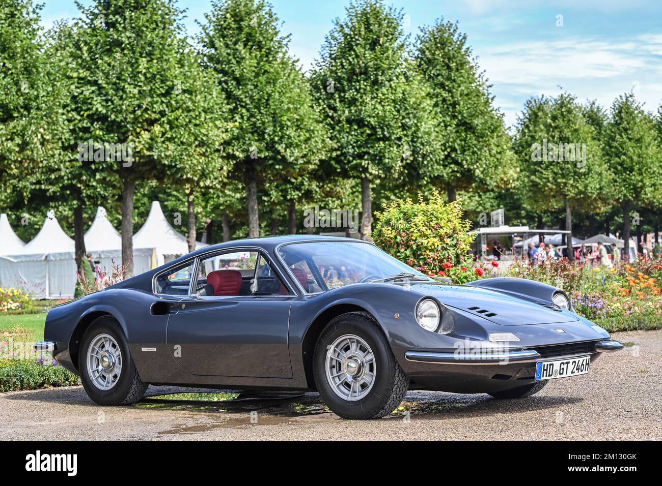 Schwetzingen, Baden-Wuerttemberg, Germany, Concours d'Elégance in the ...