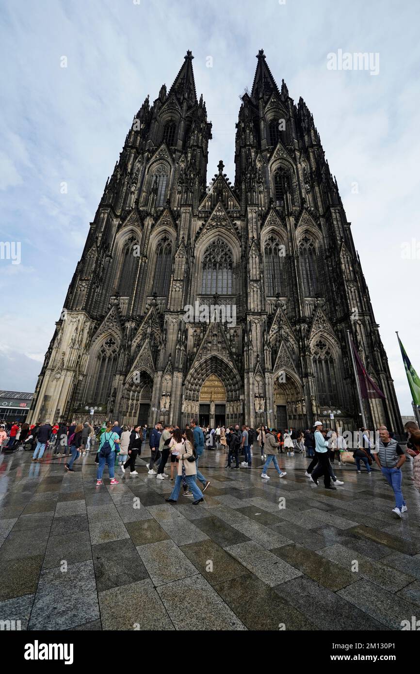 Germany, North Rhine-Westphalia, Cologne, cathedral, towers, cathedral ...