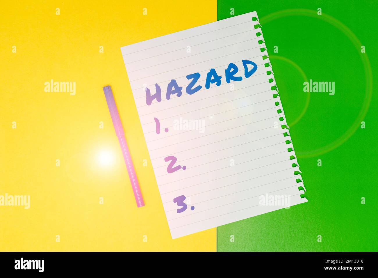 Writing displaying text Hazard. Internet Concept account or statement ...