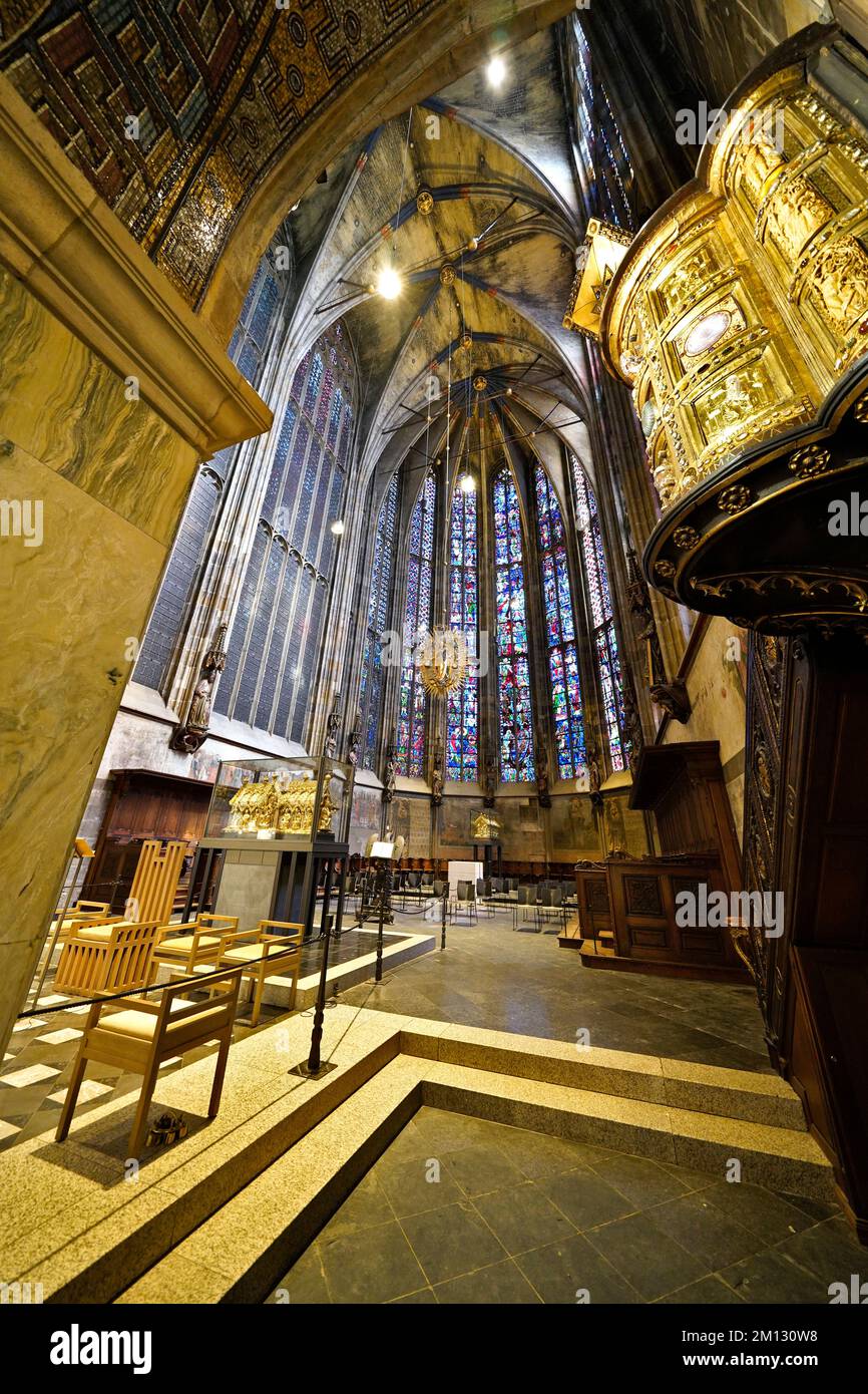 Germany, North Rhine-Westphalia, Aachen, imperial cathedral, octagon ...