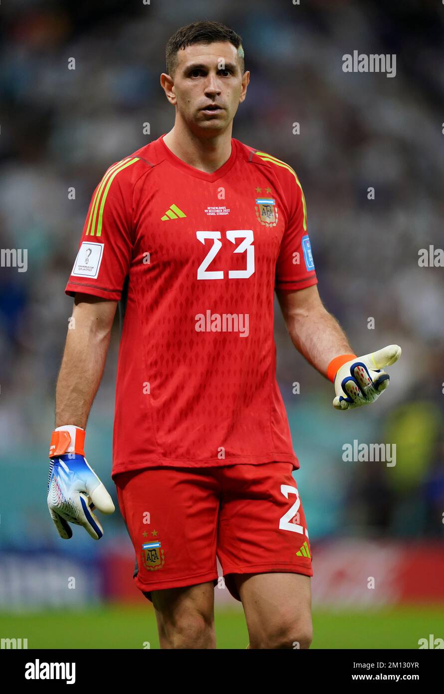 Argentina goalkeeper Emiliano Martinez during the FIFA World Cup ...