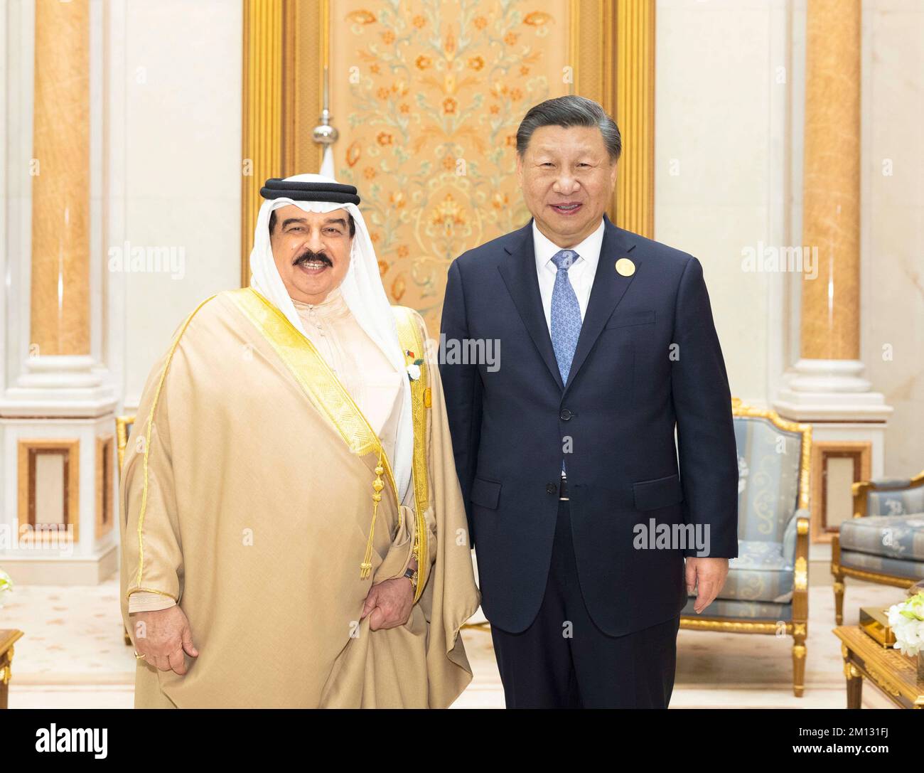 Riyadh, Saudi Arabia. 9th Dec, 2022. Chinese President Xi Jinping meets ...