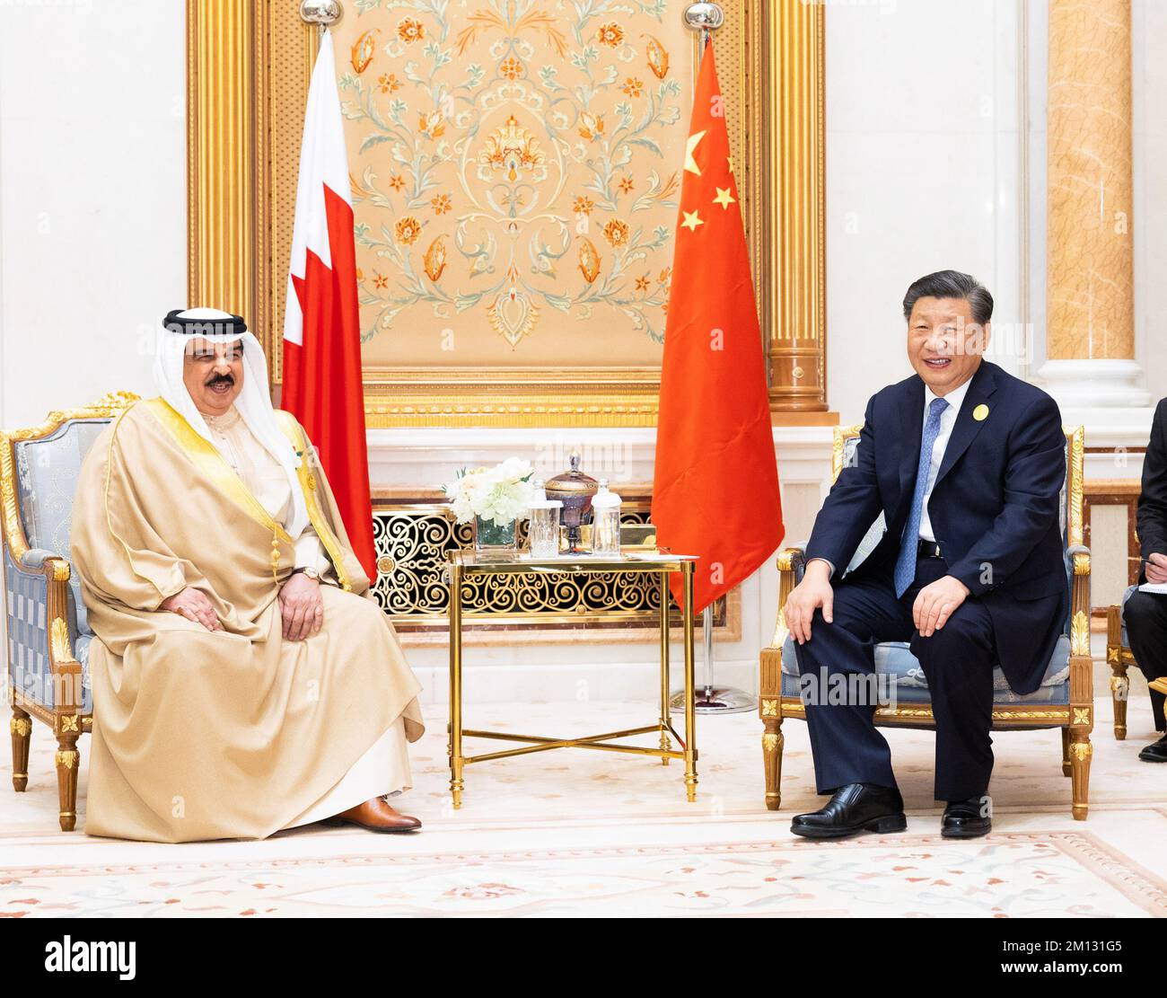 Riyadh, Saudi Arabia. 9th Dec, 2022. Chinese President Xi Jinping meets ...