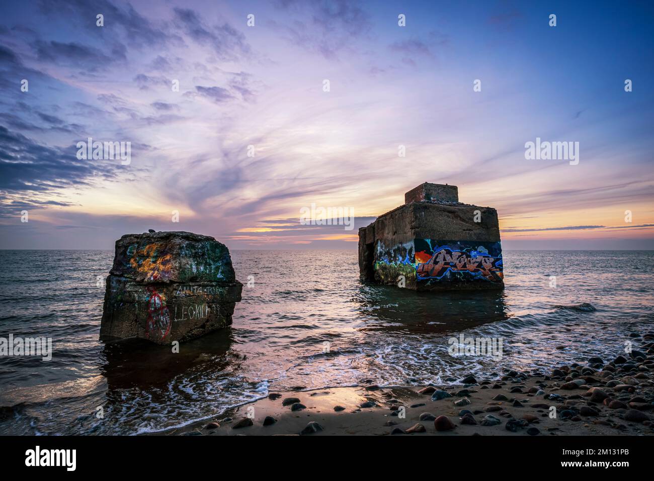 Bunker wustrow on fischland darss zingst hi-res stock photography and ...