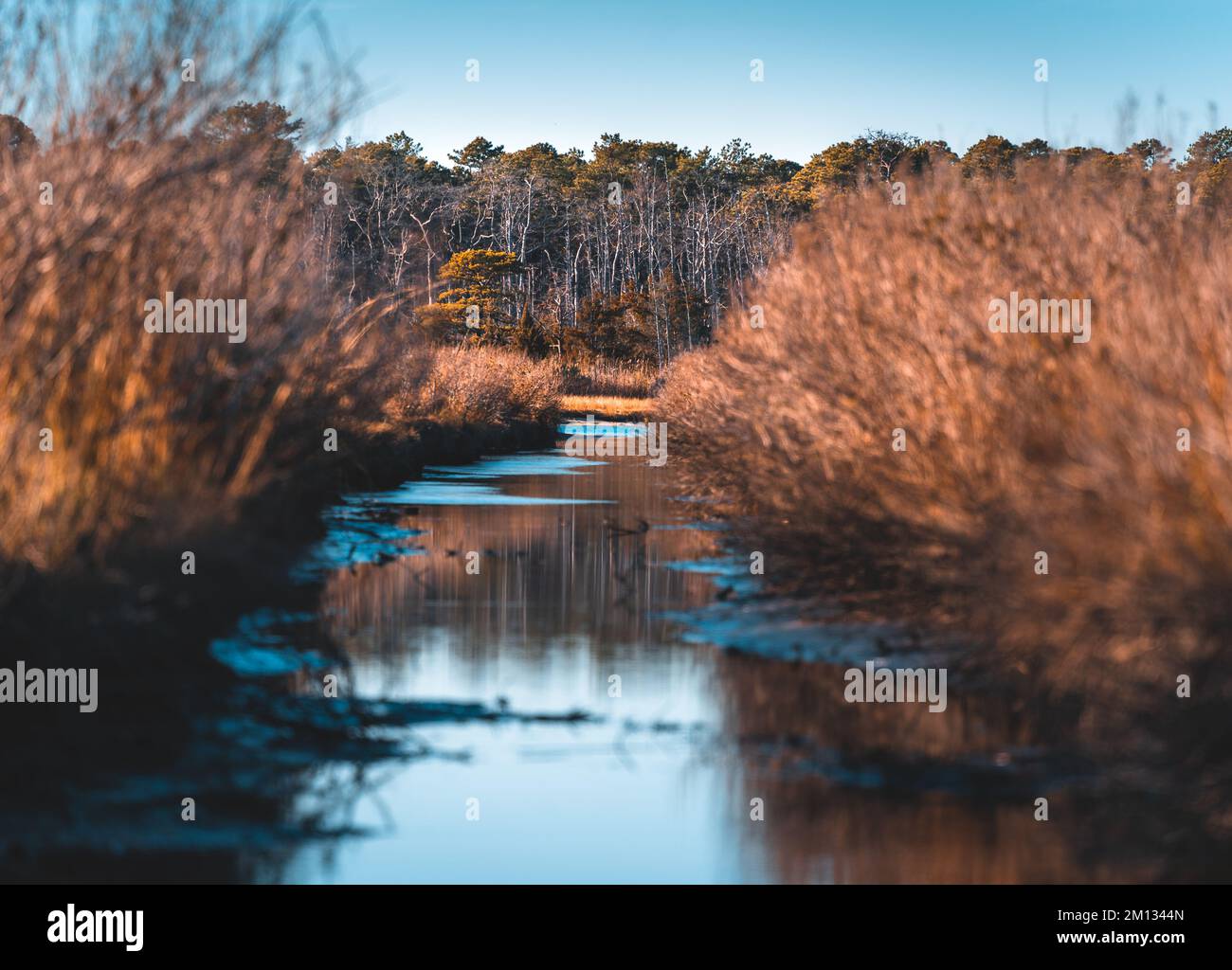 Sunset view through fence hi-res stock photography and images - Alamy