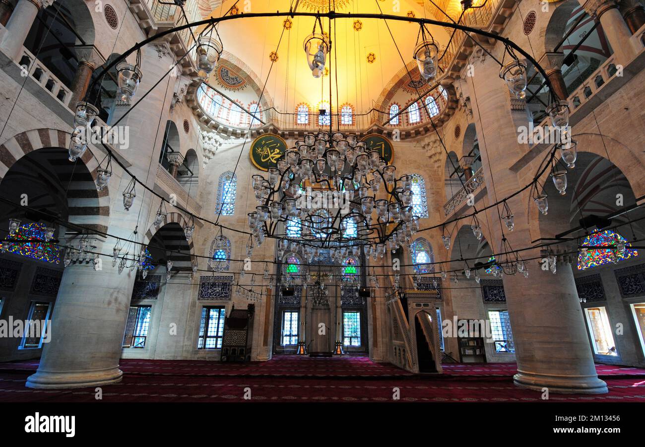 Located in Istanbul, Turkey, Kilic Ali Pasha Mosque was built in the ...