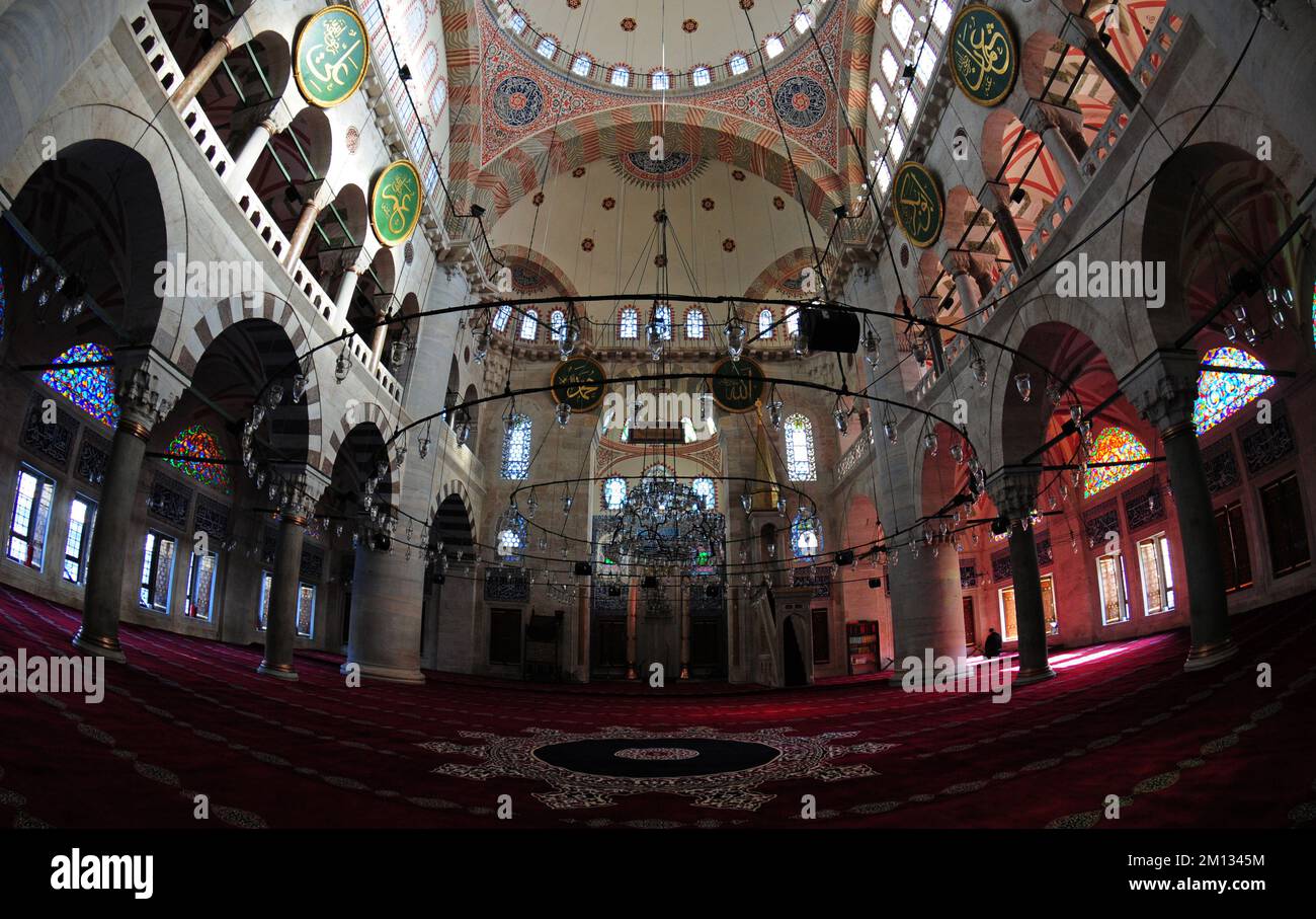 Located in Istanbul, Turkey, Kilic Ali Pasha Mosque was built in the ...