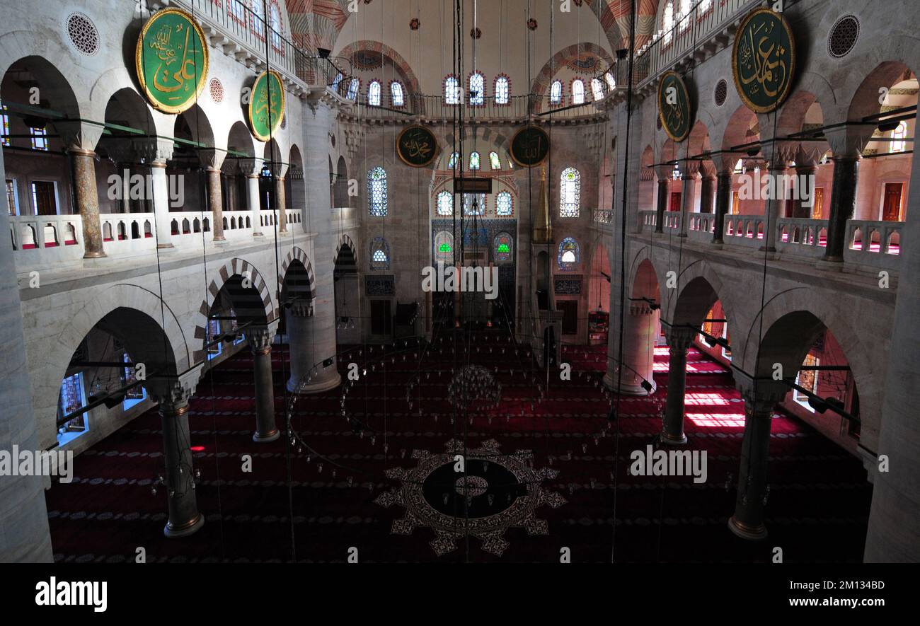 Located in Istanbul, Turkey, Kilic Ali Pasha Mosque was built in the ...