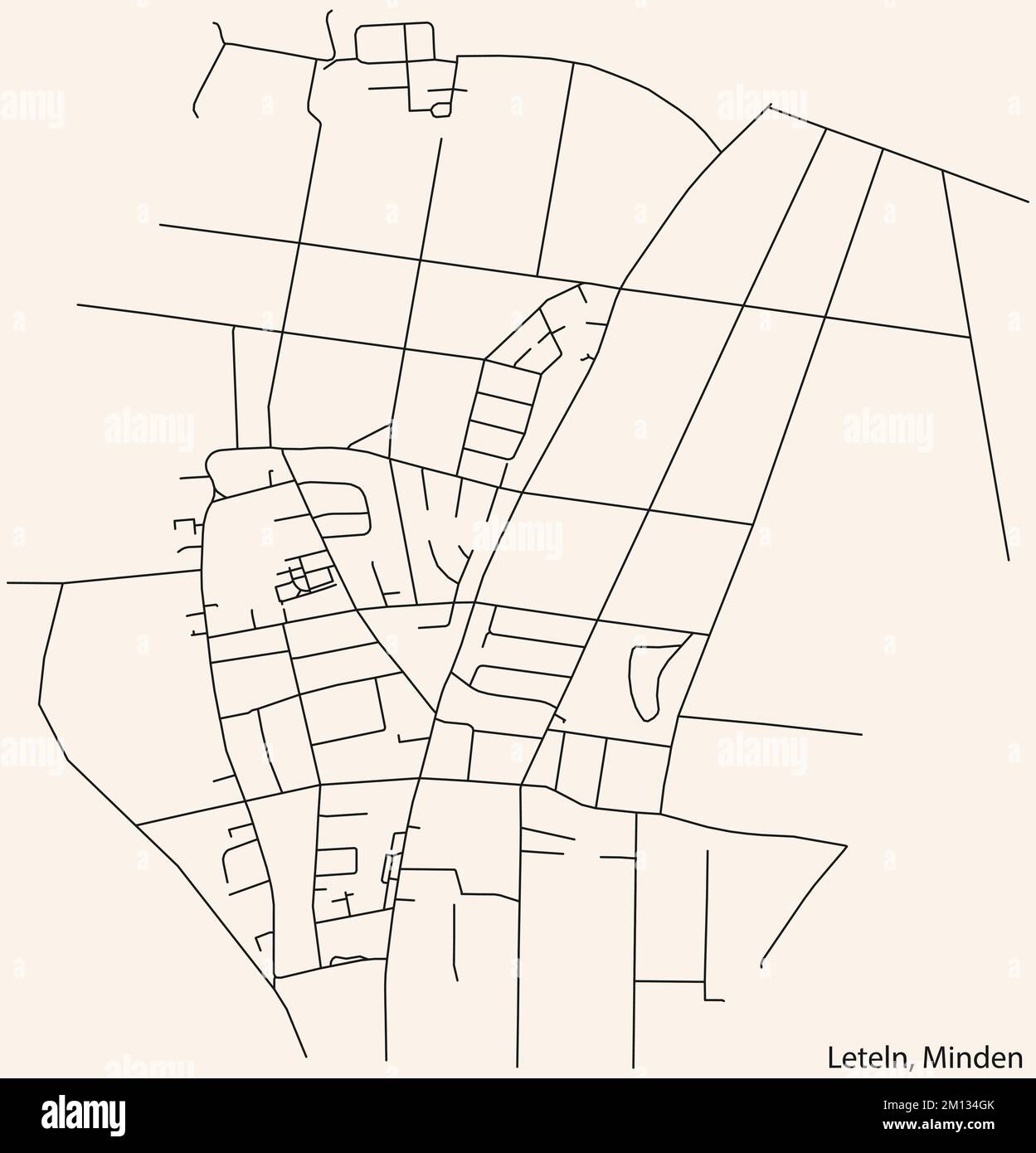 Map of minden Stock Vector Images - Alamy