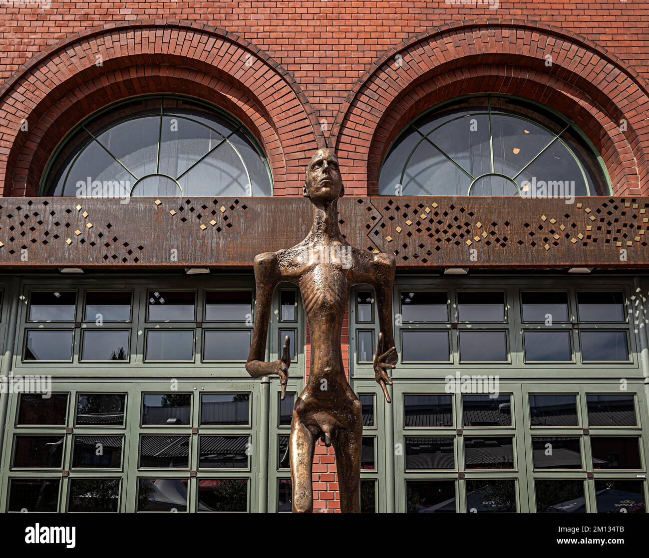 Bronze sculpture Adam and Eve by Rolf Biebl, Kulturbrauerei im ...