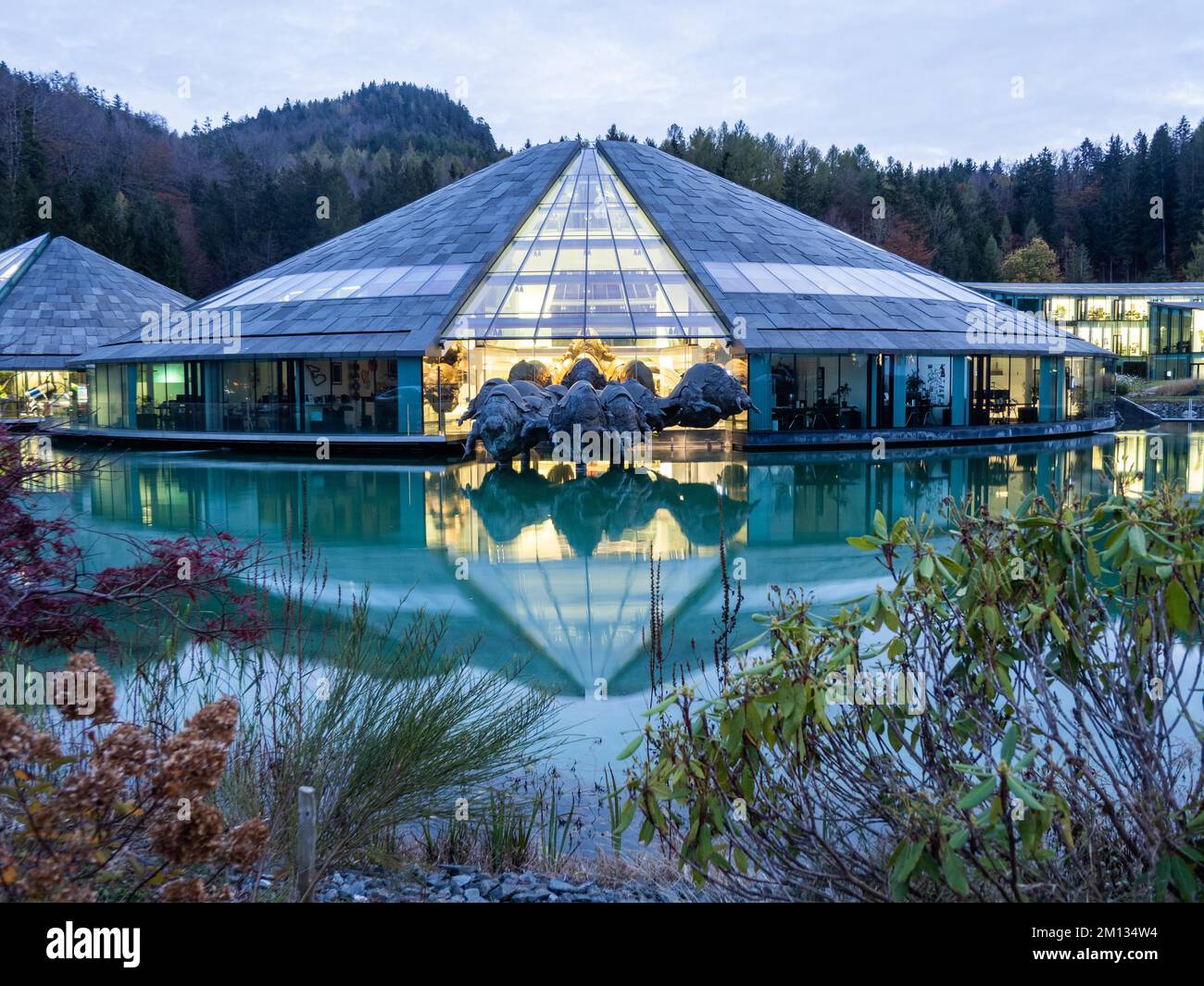 Red Bull Centrale, Fuschl am See, Lake Fuschl, Salzburg Lakes ...