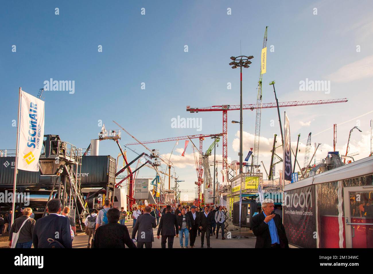 Cranes and construction machinery of all kinds and types, Bauma 2022 ...