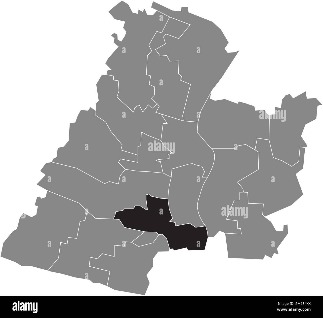 Locator map of the RODENBECK QUARTER, MINDEN Stock Vector Image & Art ...
