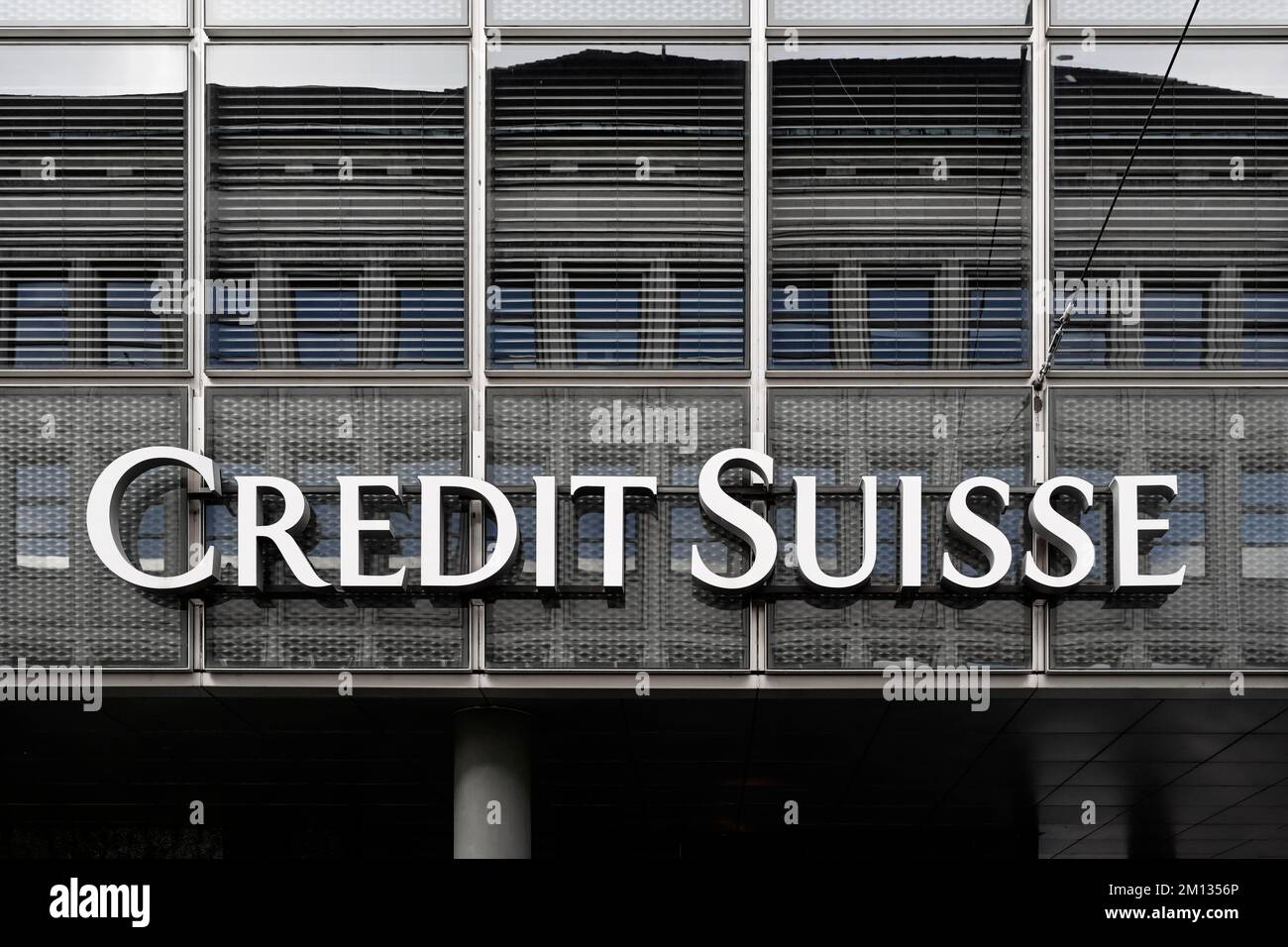 Credit Suisse lettering Stock Photo - Alamy