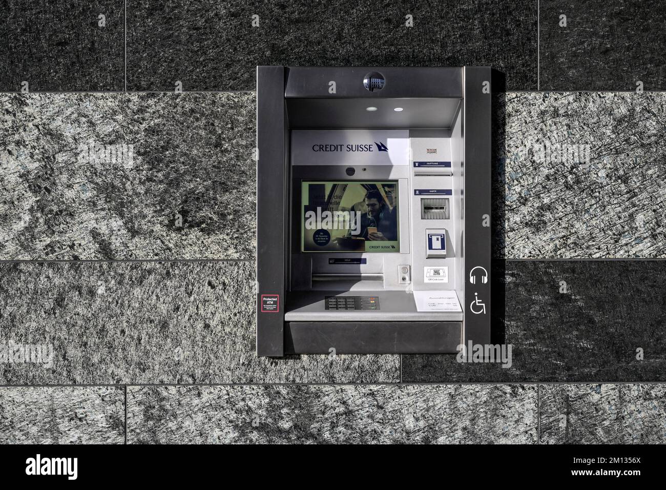 Credit Suisse ATM Stock Photo - Alamy