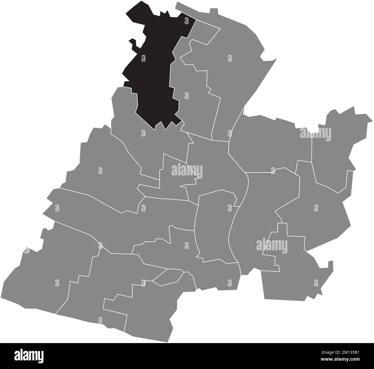 Map of minden Cut Out Stock Images & Pictures - Alamy