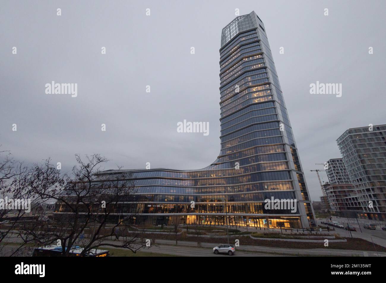 Budapest, Hungary. 8th Dec, 2022. MOL Campus, the new headquarters of ...