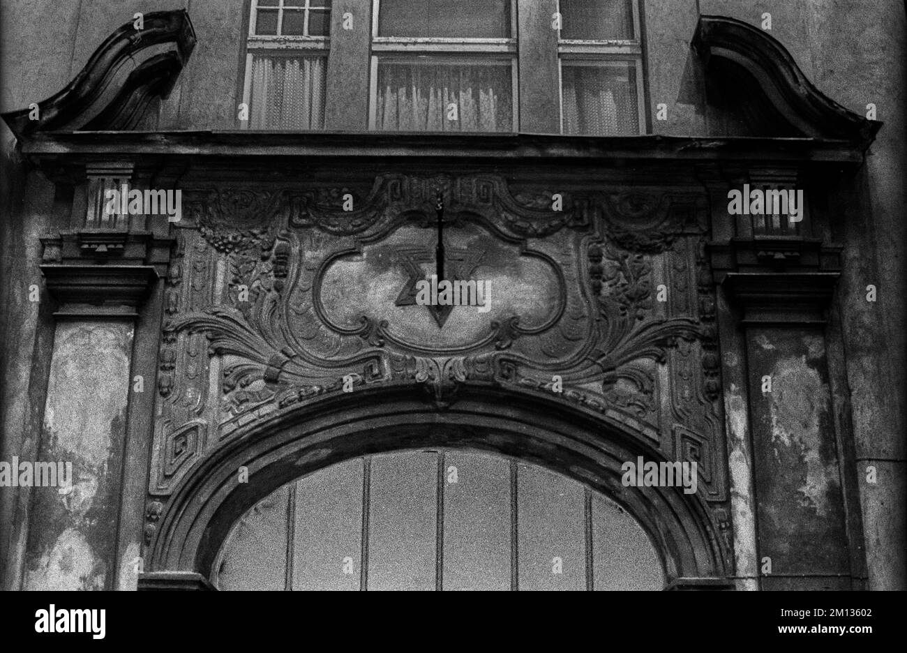 GDR, Berlin, 24.05.1988, entrance with Star of David, to the Orthodox ...