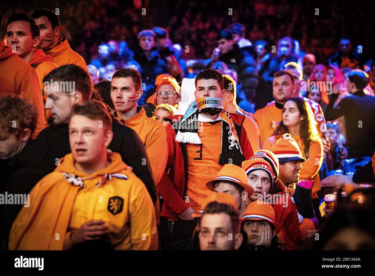 AMSTERDAM - Orange fans in the House of Orange in the Johan Cruijff ...