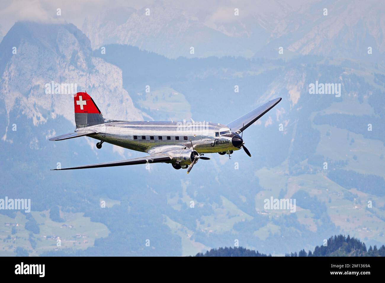 Flying swiss alps hi-res stock photography and images - Alamy