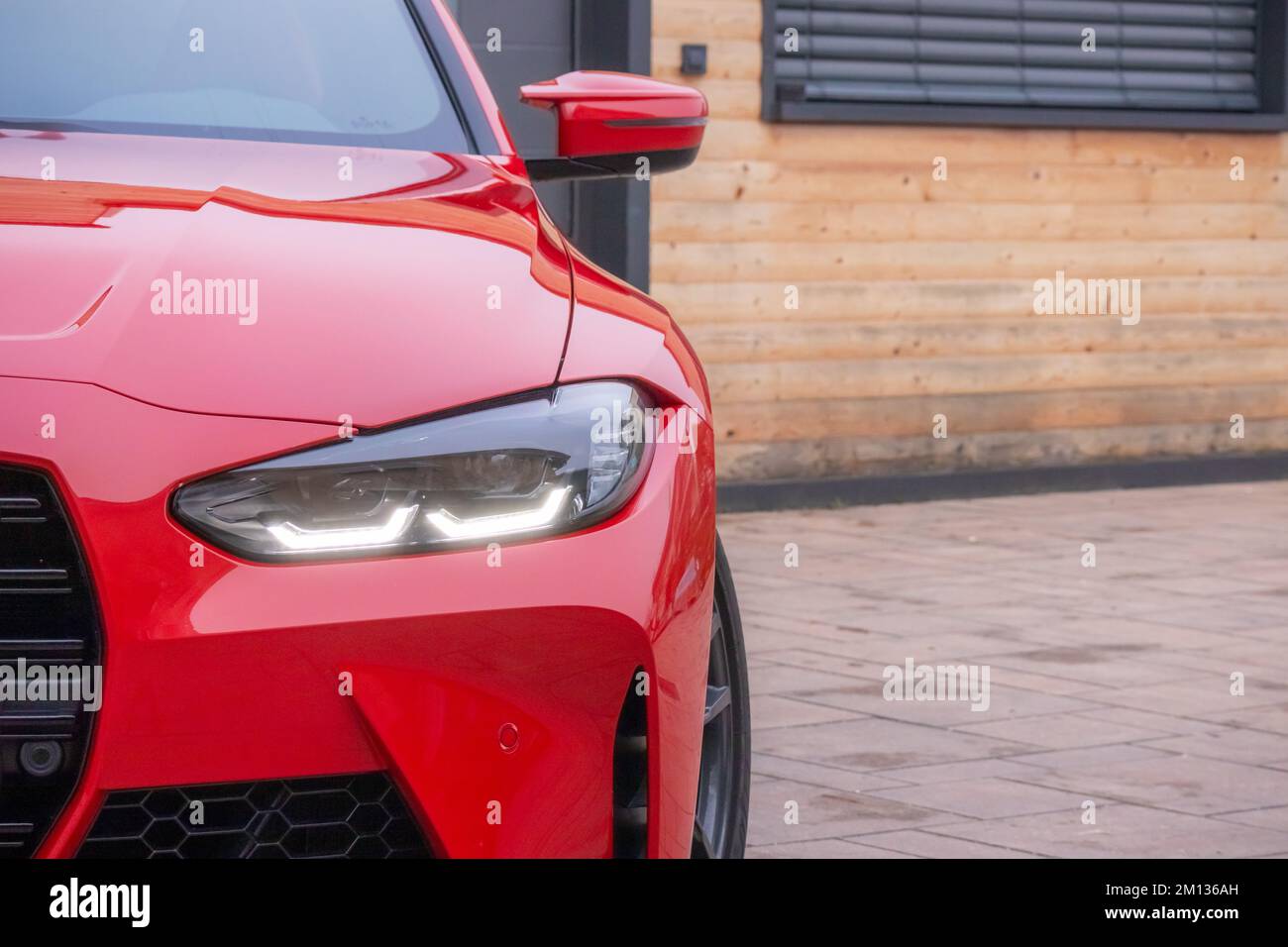 Slovenia, Ljubljana - 25 November 2022: Red BMW M4 Stock Photo - Alamy