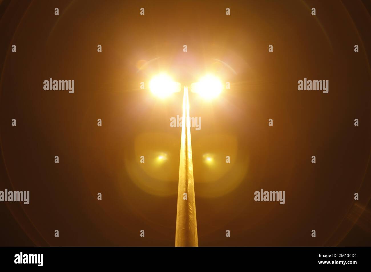 Street lamp at night, abstract Stock Photo - Alamy