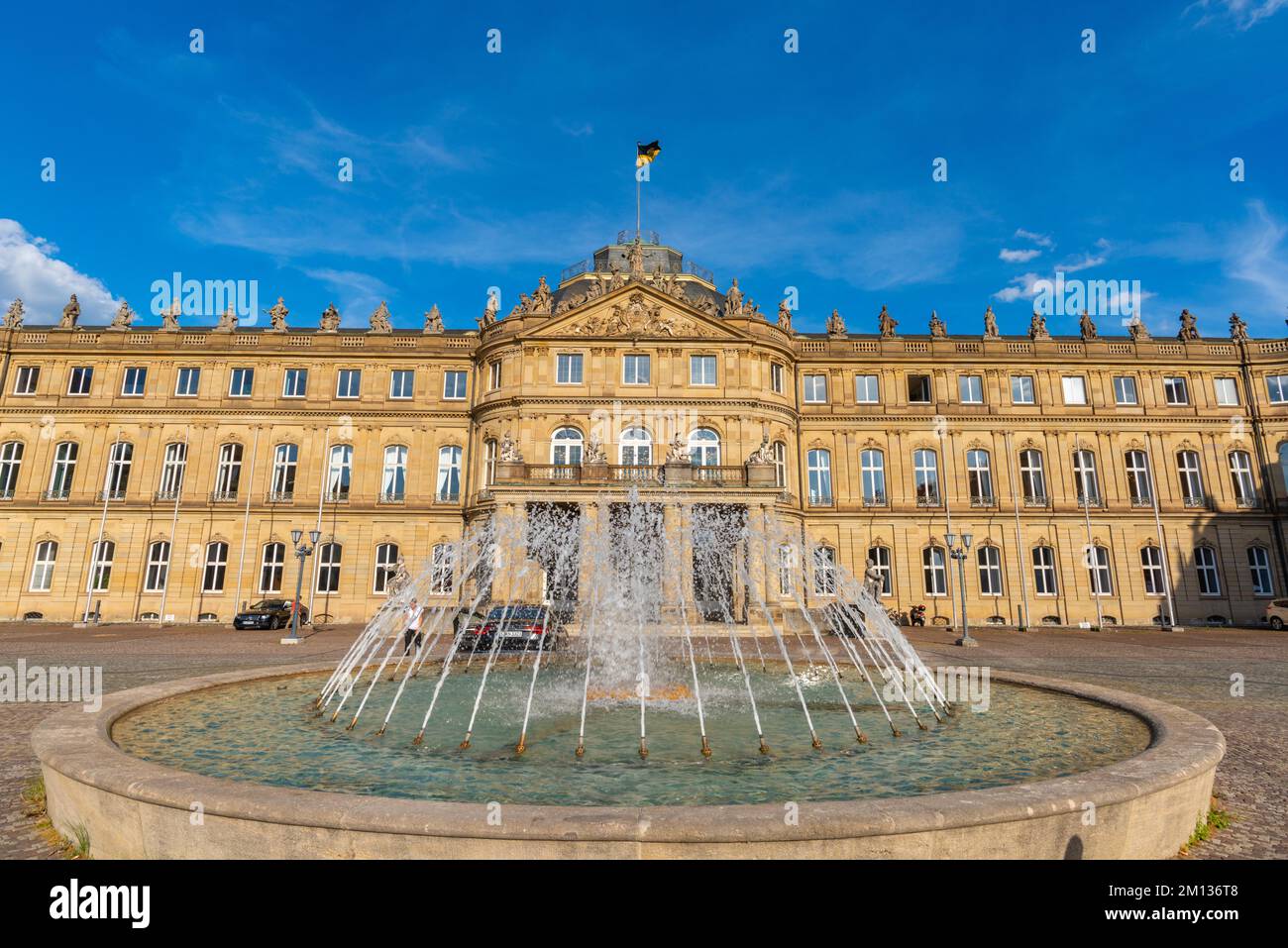 New Palace, Palace Square, Stuttgart-Mitte, Late Baroque architectural ...