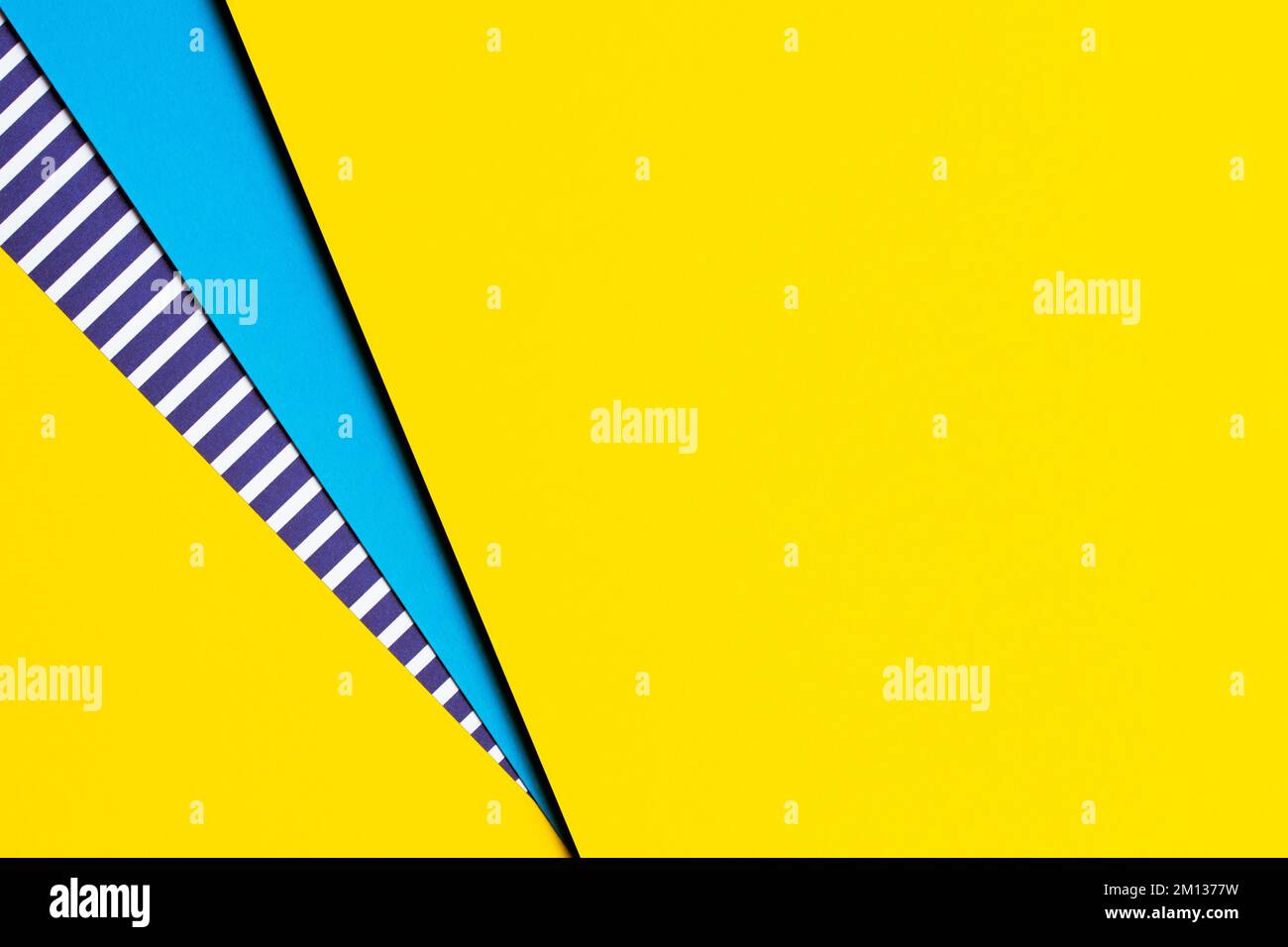 Abstract geometric bright colored papers texture background. Yellow ...