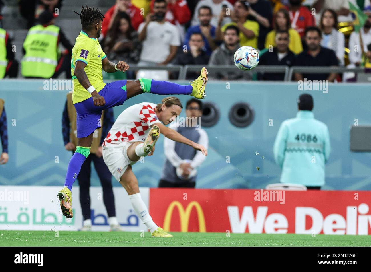 Doha, Qatar. 09th Dec, 2022. Fred Brazil player during a match against ...
