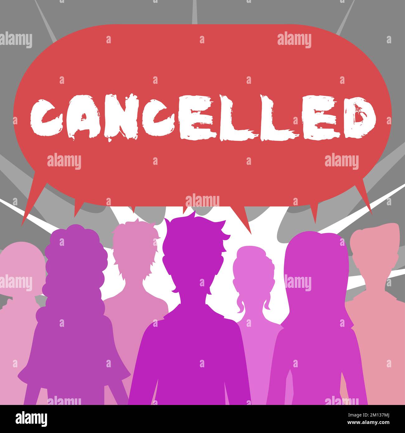 Inspiration showing sign Cancelled. Concept meaning decide or announce ...
