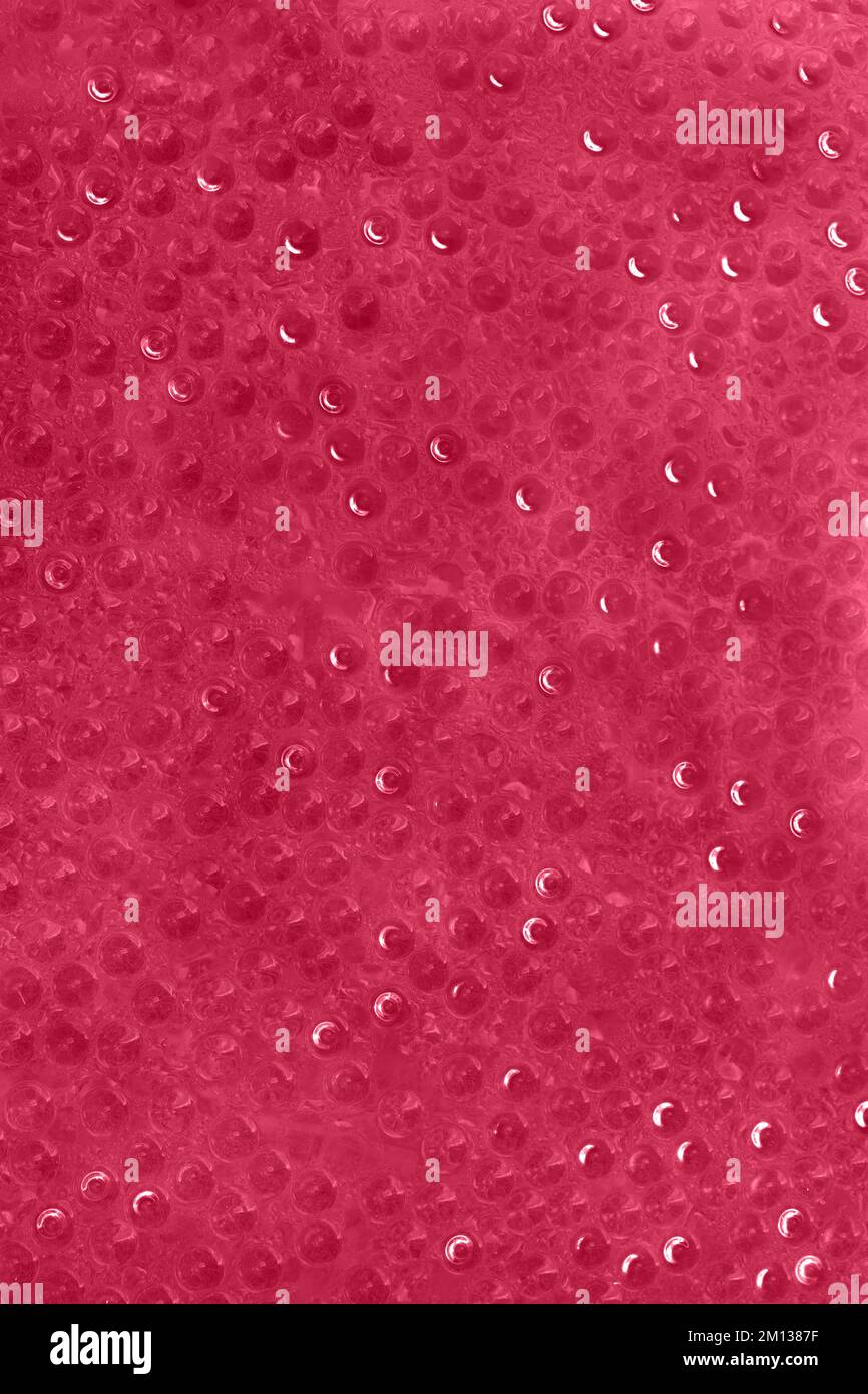 Close-up water drops pattern on glass surface abstract background ...