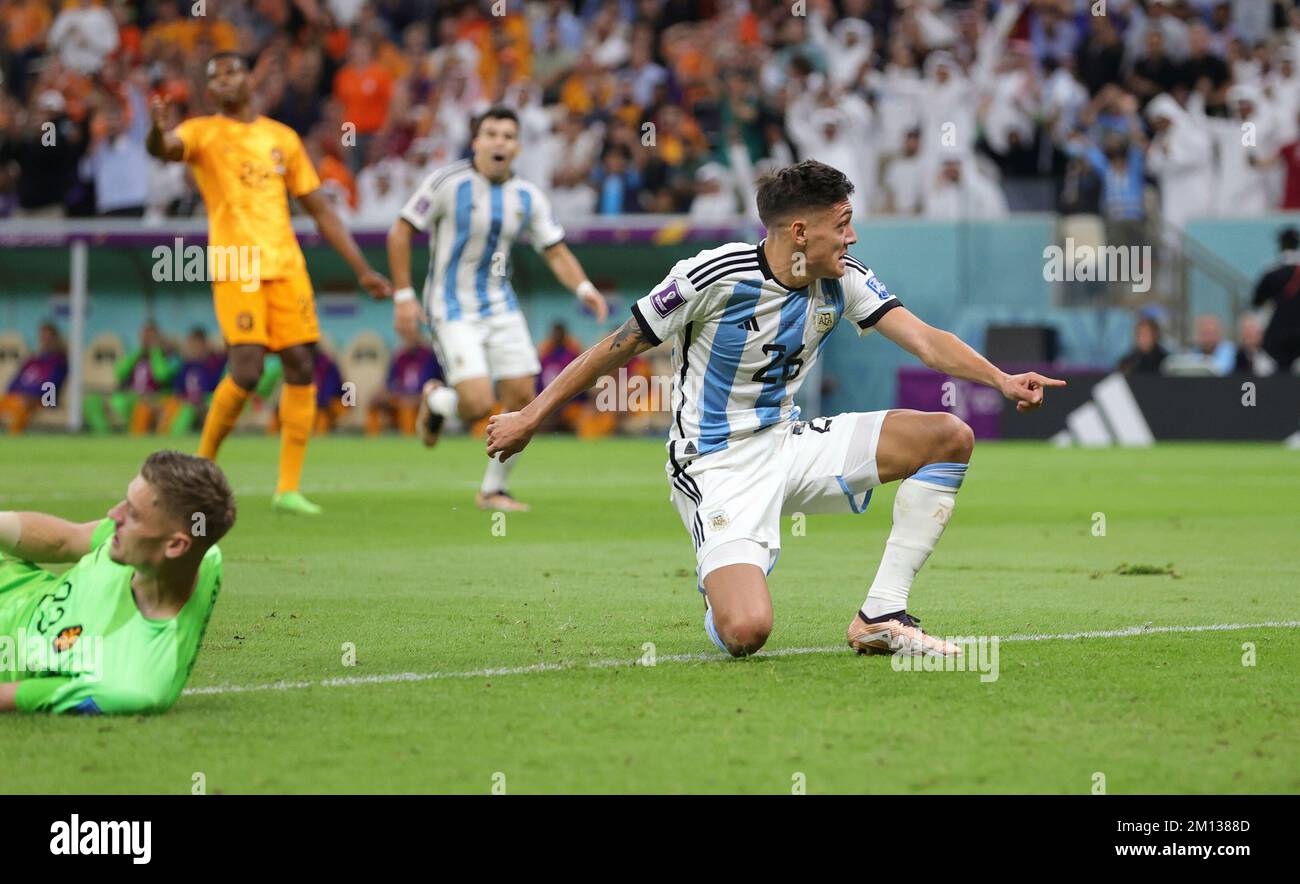 Nahuel molina goal hi-res stock photography and images - Alamy