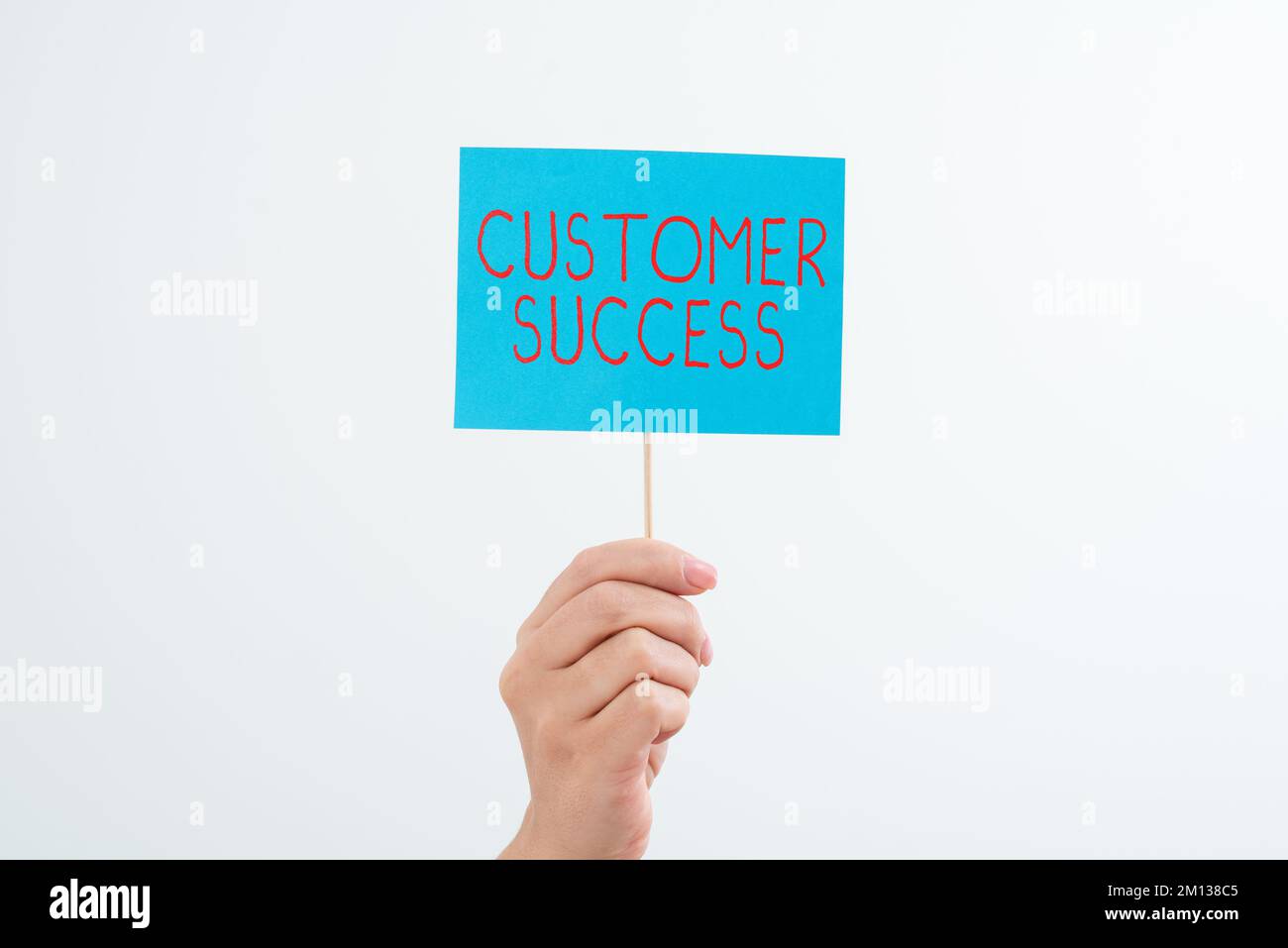 Sign displaying Customer Success. Concept meaning customers achieve ...