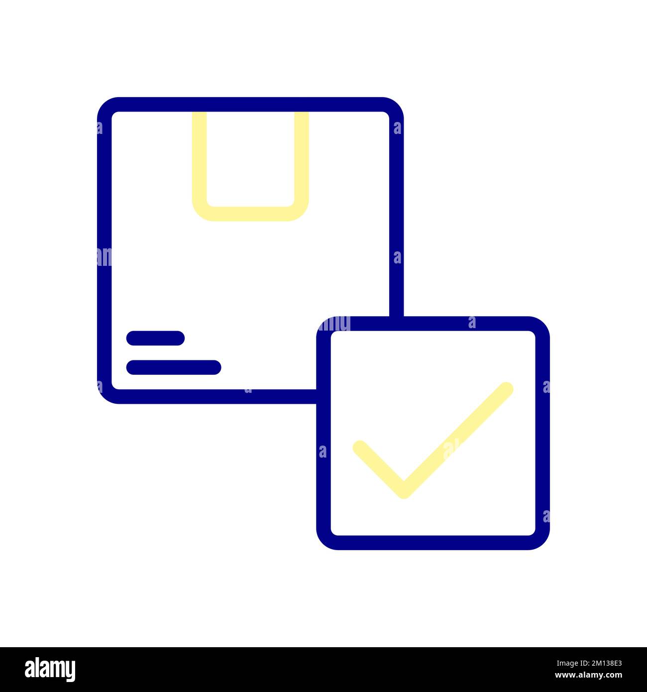 Package Arrived icon, the order has arrived at its destination Stock ...