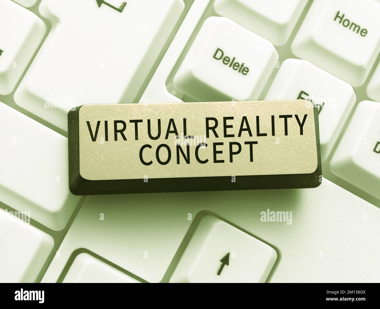 Handwriting text Virtual Reality Concept. Business approach 3d ...